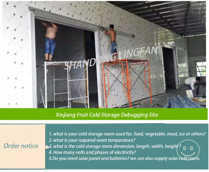 Mobile Container Best Solar Power Cold Storage Room for Fish Meat ...