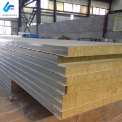 High quality CE recognized China production sandwich rock wool ...